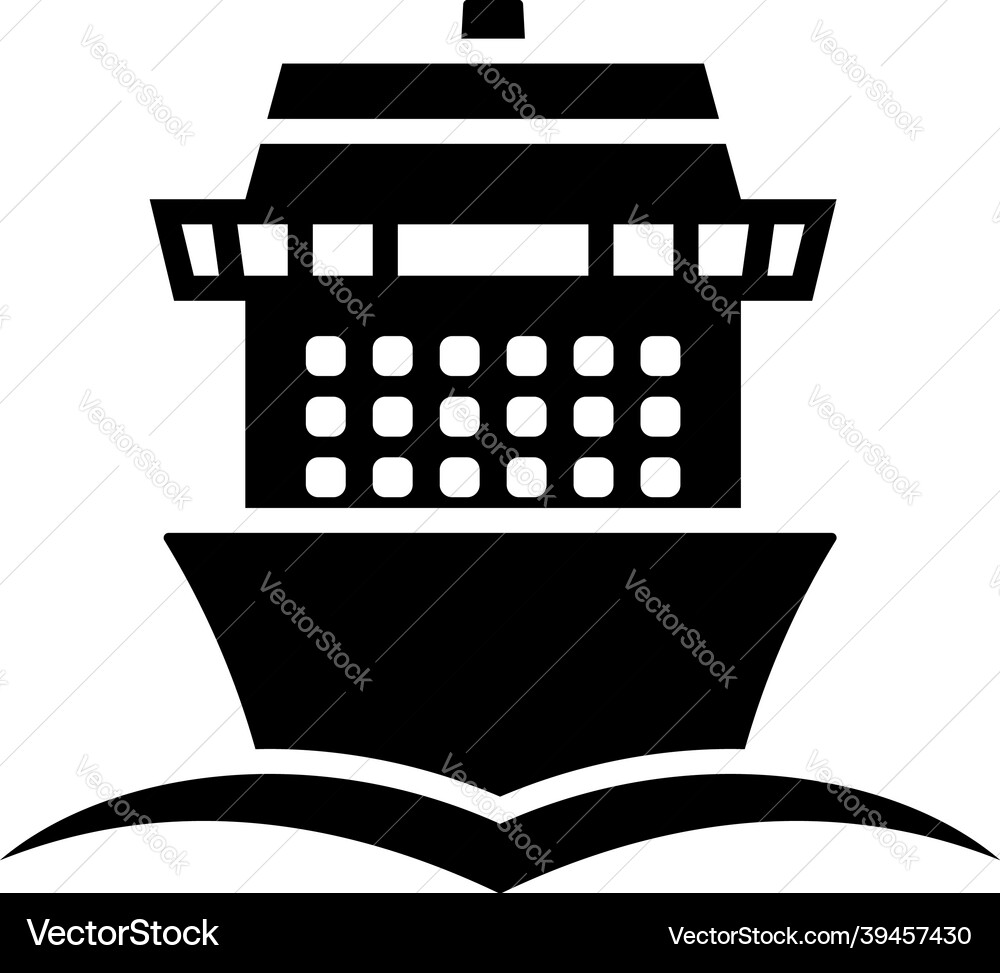 Cruise liner icon Royalty Free Vector Image - VectorStock