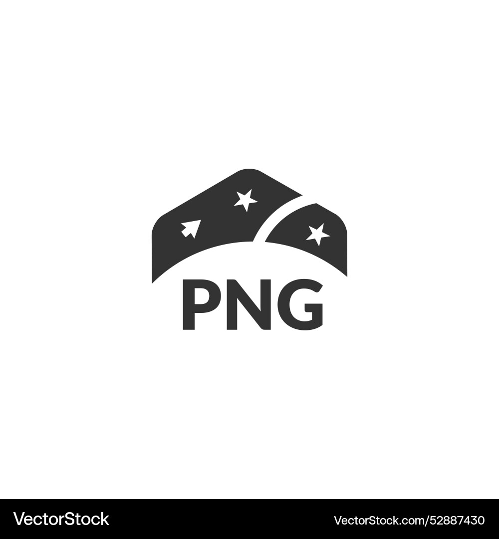 Png letter logo design on white background Vector Image