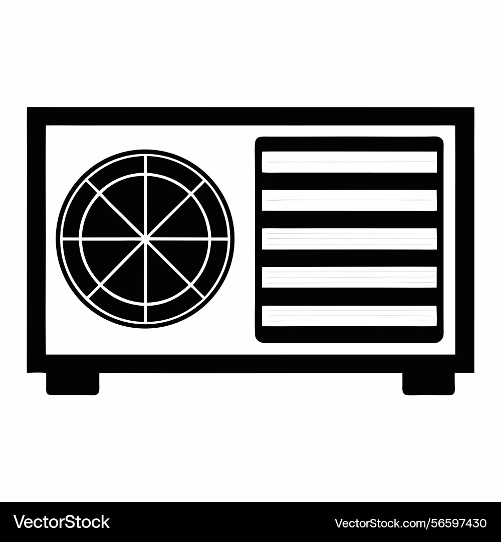 Simplified depicting a basic modern air Royalty Free Vector