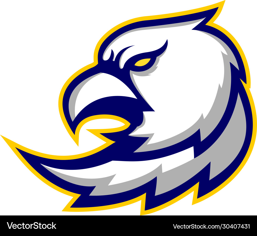 Aggressive Eagle Sport Logo Royalty Free Vector Image