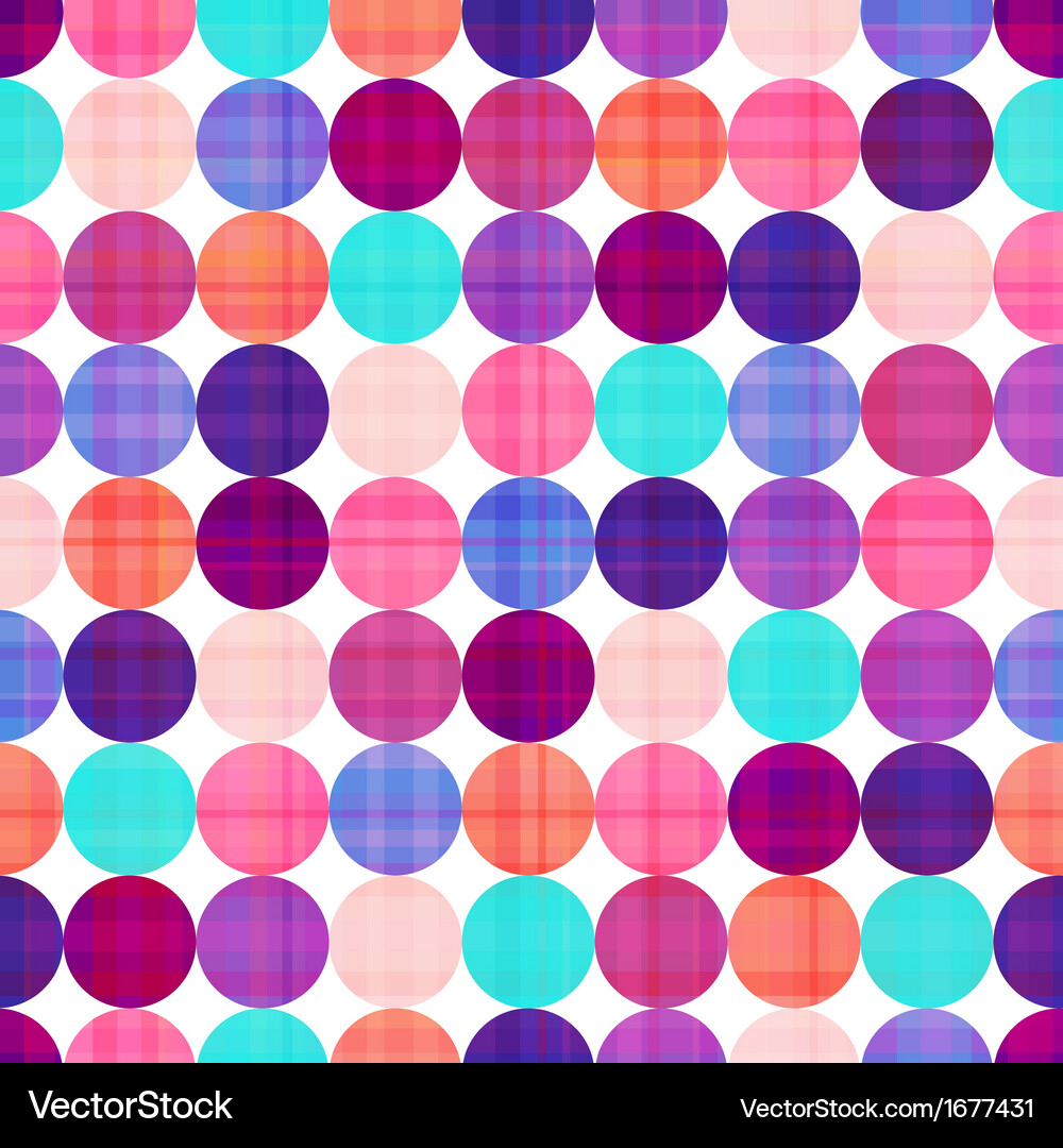Colorful Polka Dot Texture Royalty Free Vector Image