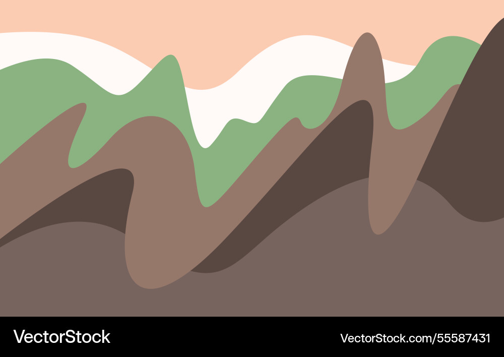 Simple abstract mountain background Royalty Free Vector
