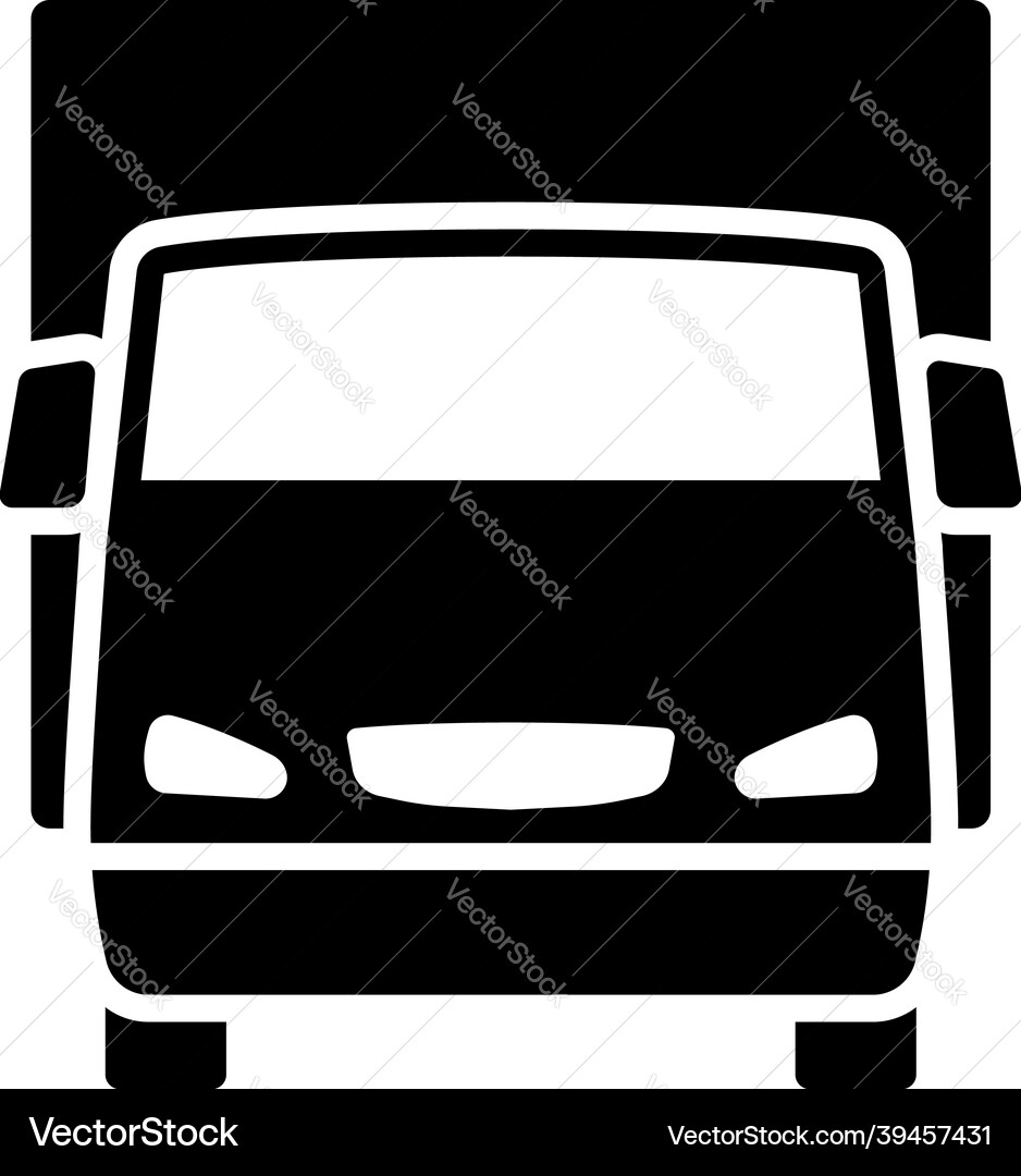 Van truck icon Royalty Free Vector Image - VectorStock