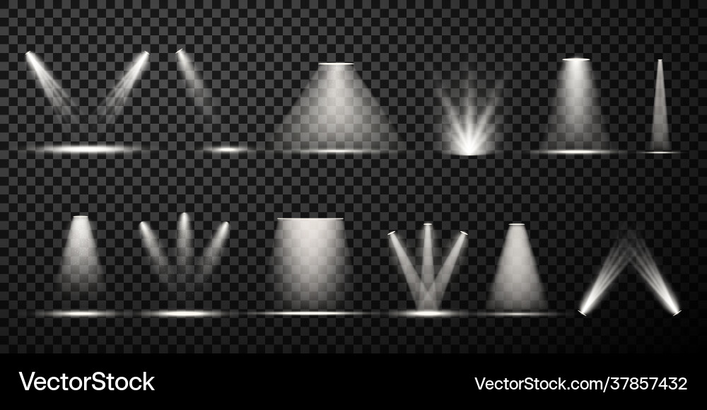 Black and White Laser Beam Vector Images (over 3,000)