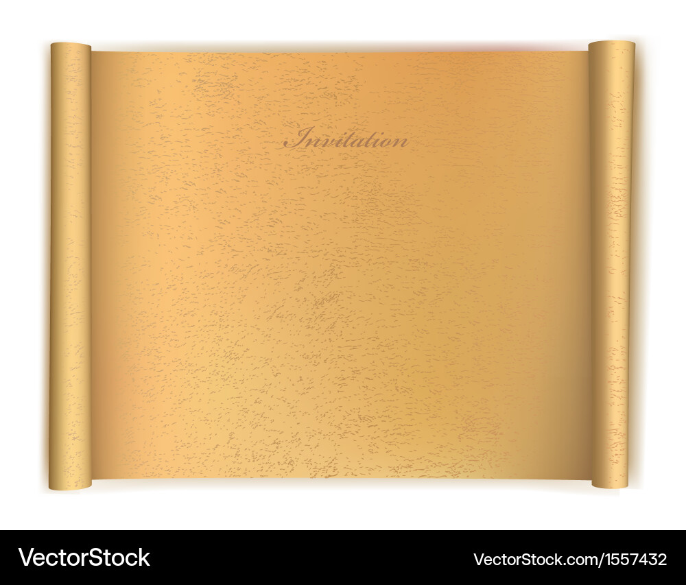 Old grunge paper scroll Royalty Free Vector Image