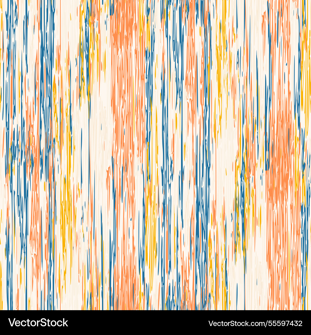 Seamless ikat pattern abstract background Vector Image