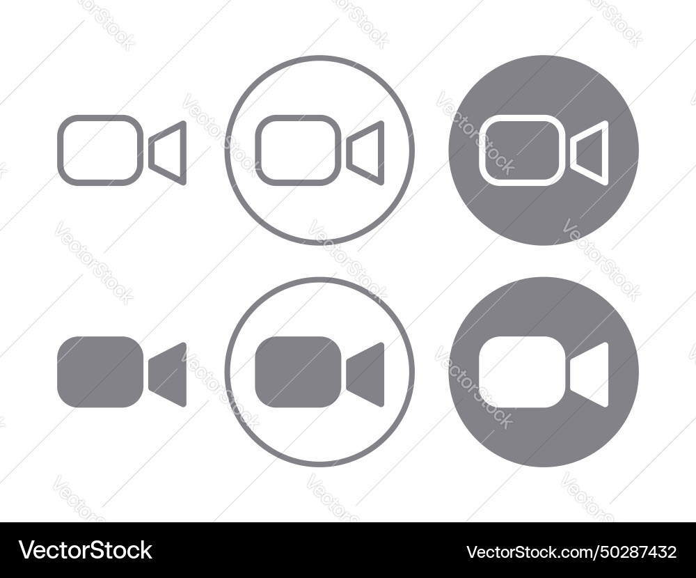 Video call icon Royalty Free Vector Image - VectorStock