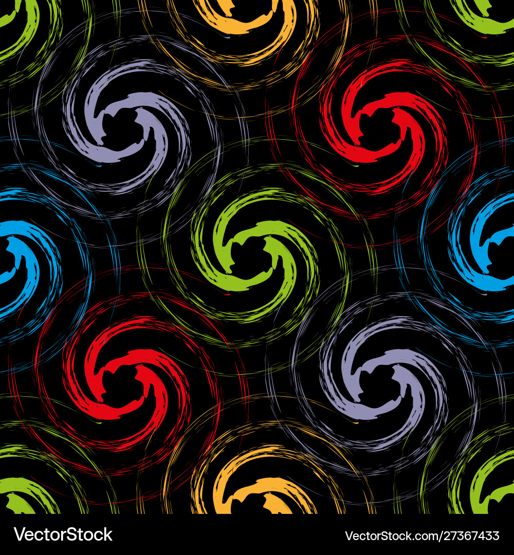 Color abstract seamless quality pattern Royalty Free Vector