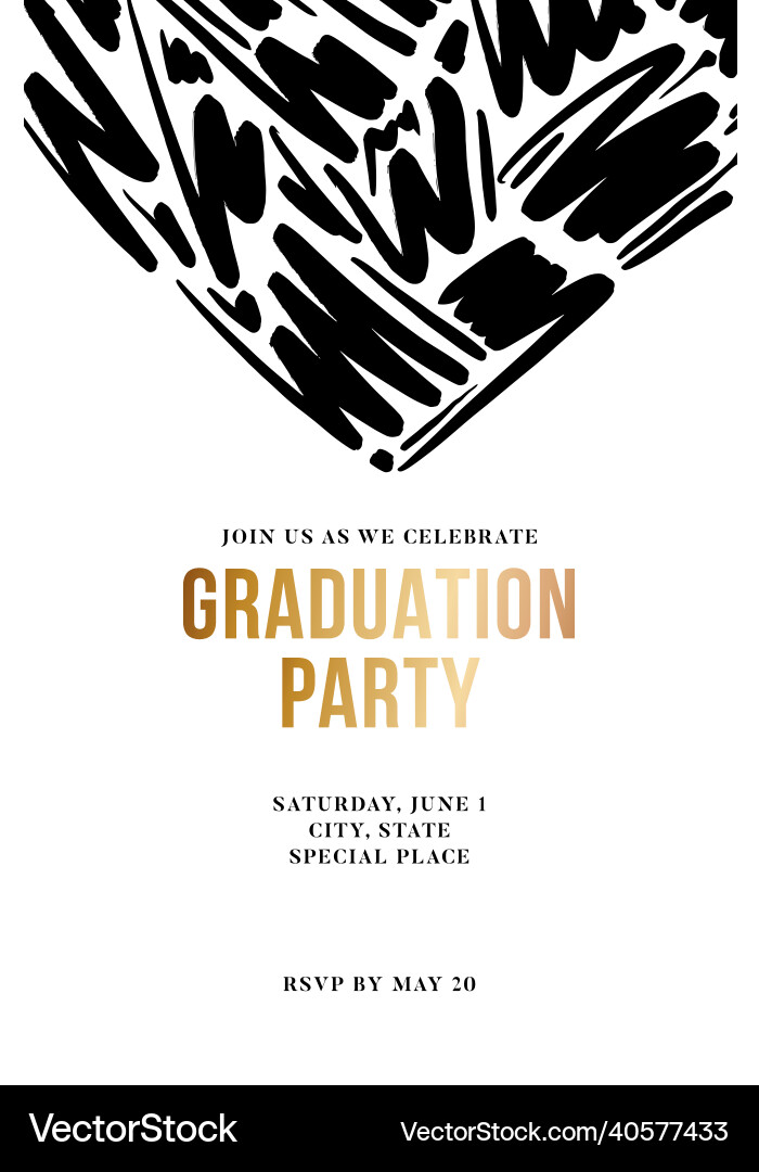 Graduation day party ceremony school Royalty Free Vector