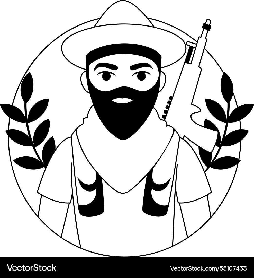 Hunter character Royalty Free Vector Image - VectorStock