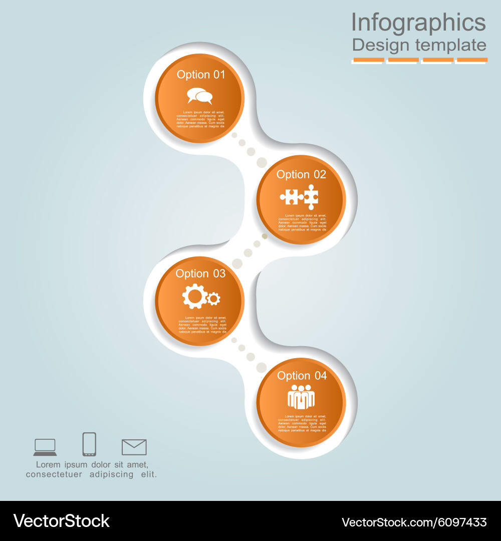 Infographic report template layout Royalty Free Vector Image