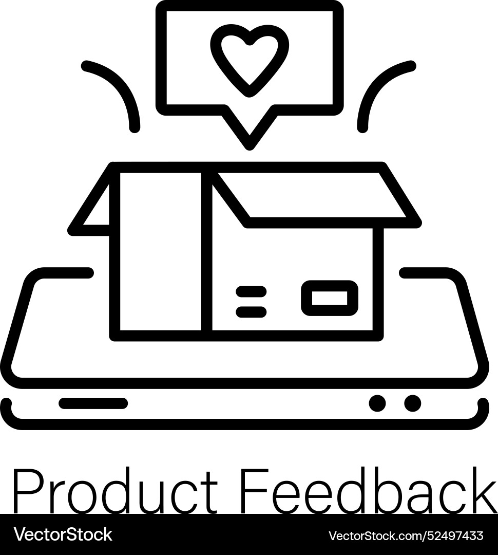 Product feedback Royalty Free Vector Image - VectorStock