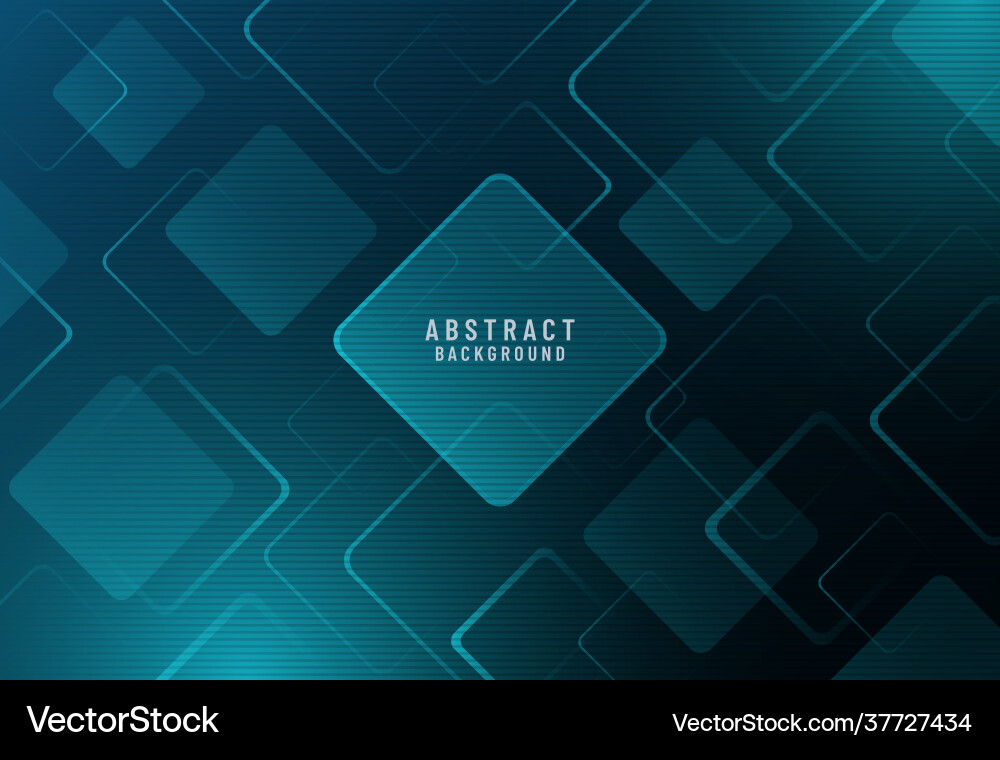 Geometric abstract background with square Vector Image