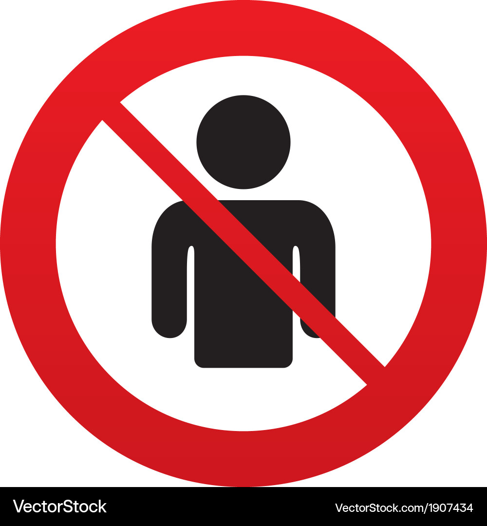 No user sign icon person symbol Royalty Free Vector Image