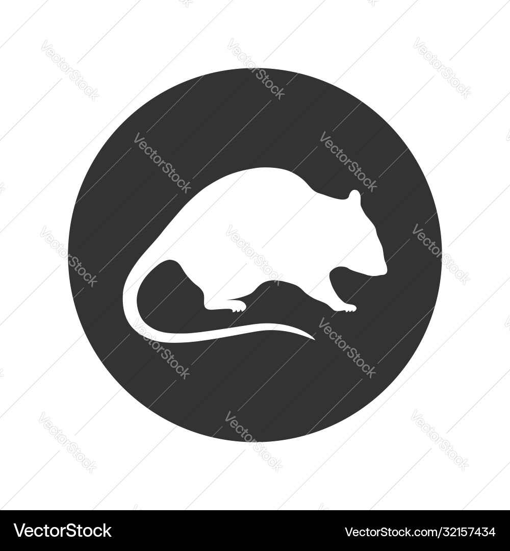 Rat symbol Royalty Free Vector Image - VectorStock