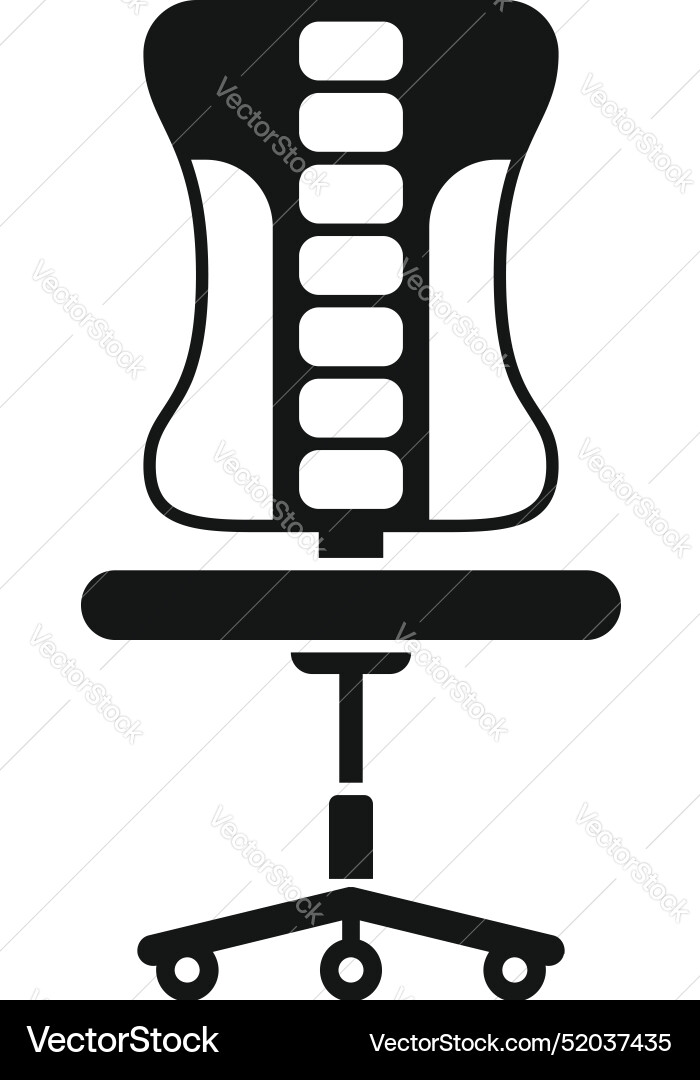 Modern ergonomic office chair with adjustable back