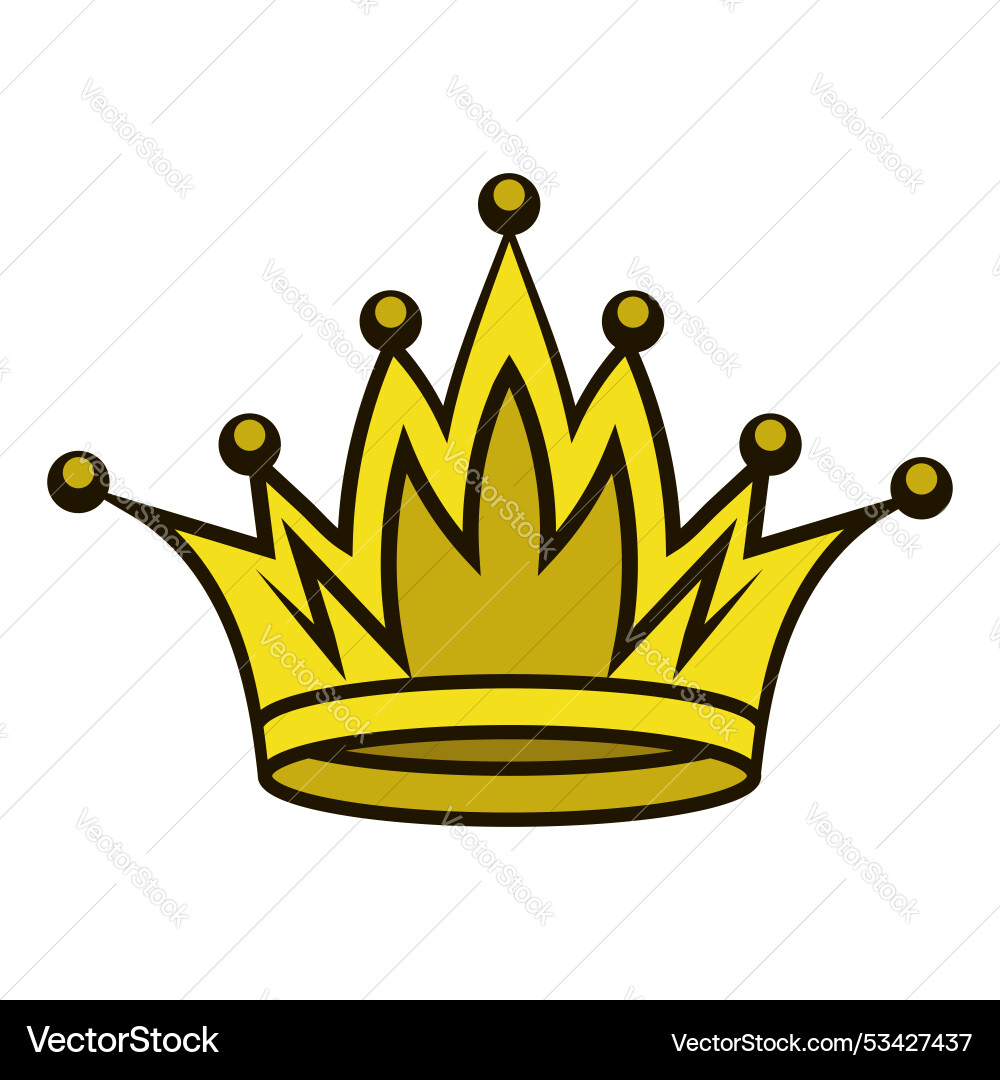 Queen Crown Symbol Simple