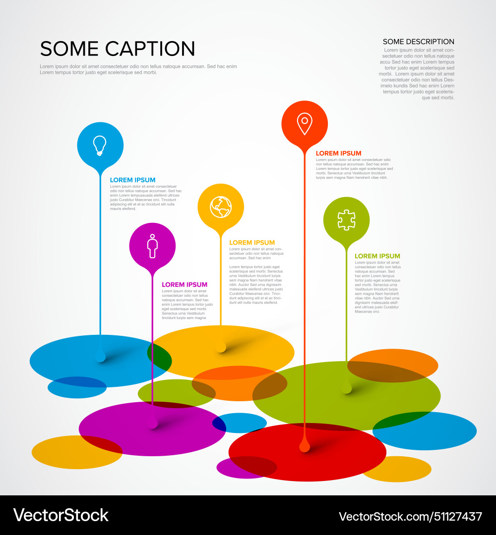 Multipurpose infographic template design Vector Image