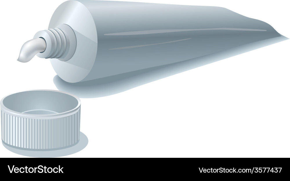 Toothpaste tube Royalty Free Vector Image - VectorStock