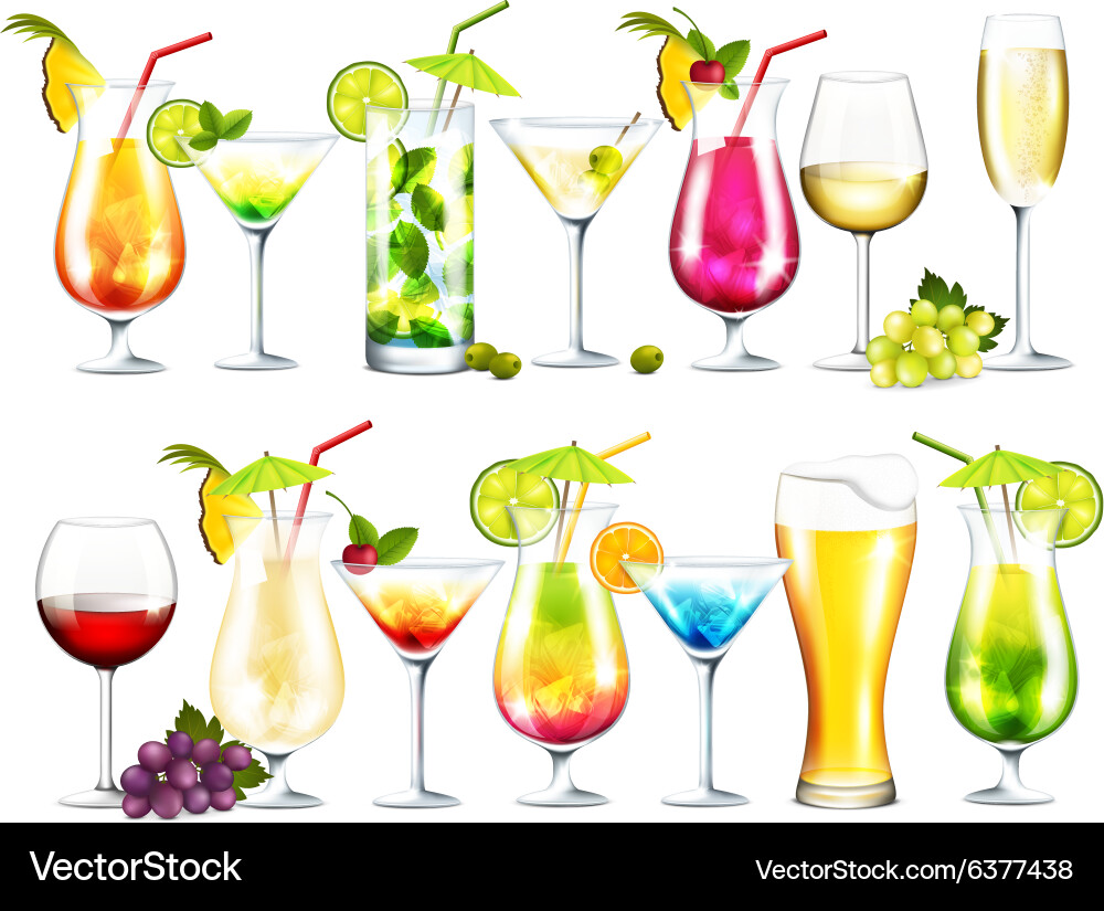 Drinks Royalty Free Vector Image - VectorStock