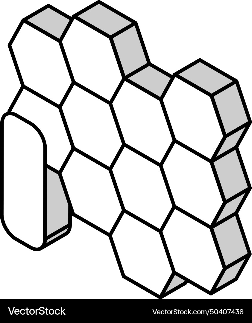 Led lighting gaming pc isometric icon Royalty Free Vector