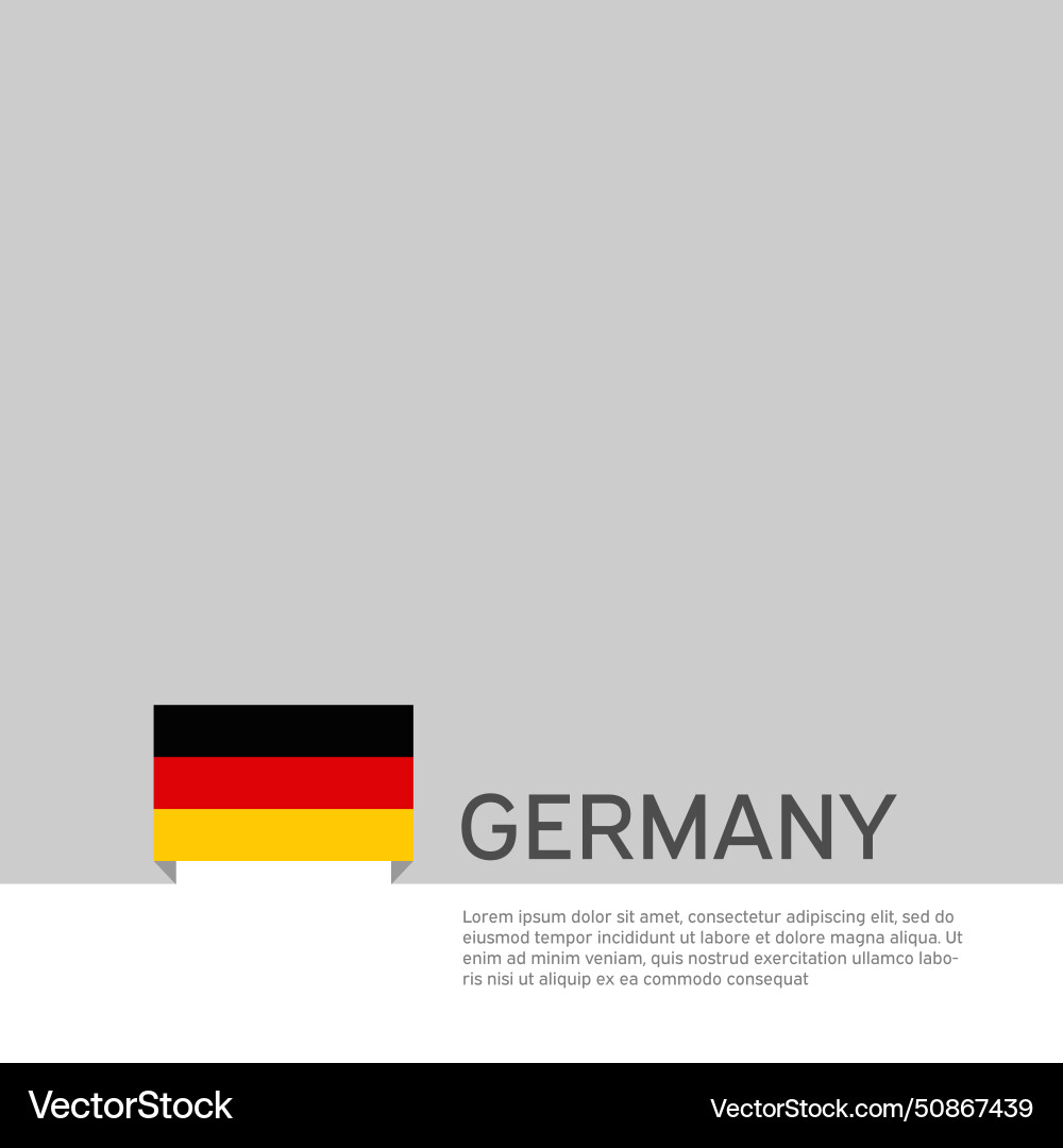 Germany flag background state patriotic german Vector Image
