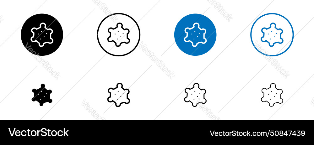 Pigment icon set melanin symbol Royalty Free Vector Image