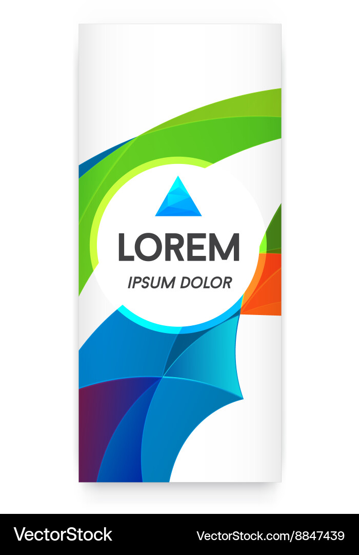 Visual identity with letter logo elements Vector Image