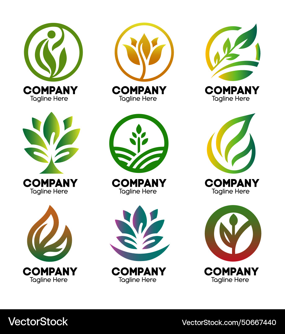 Logo design ideas for your company Royalty Free Vector Image