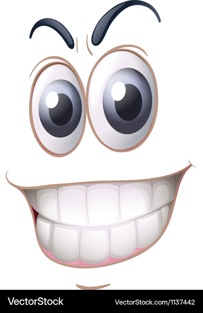 A face Royalty Free Vector Image - VectorStock