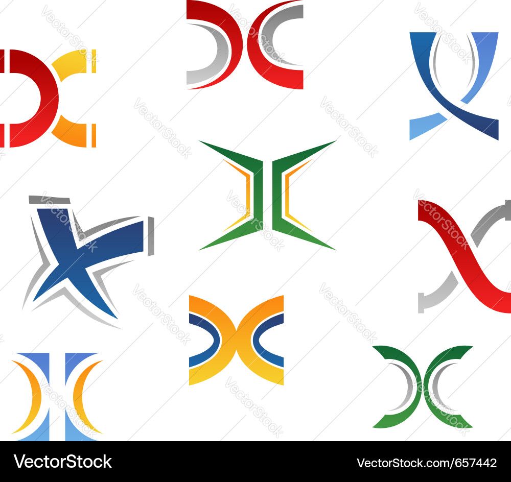 Alphabet symbols Royalty Free Vector Image - VectorStock