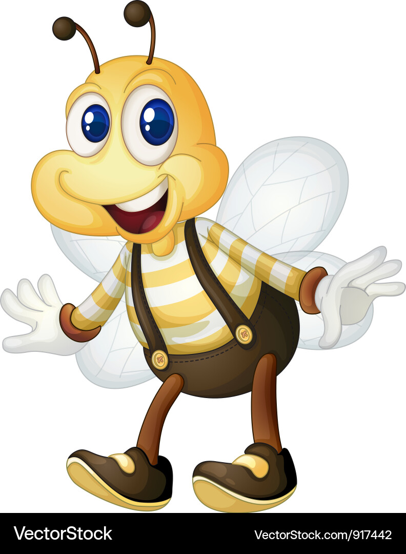 Bee man Royalty Free Vector Image - VectorStock