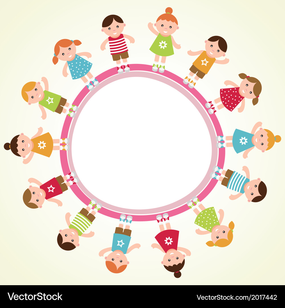 Kids frame Royalty Free Vector Image - VectorStock
