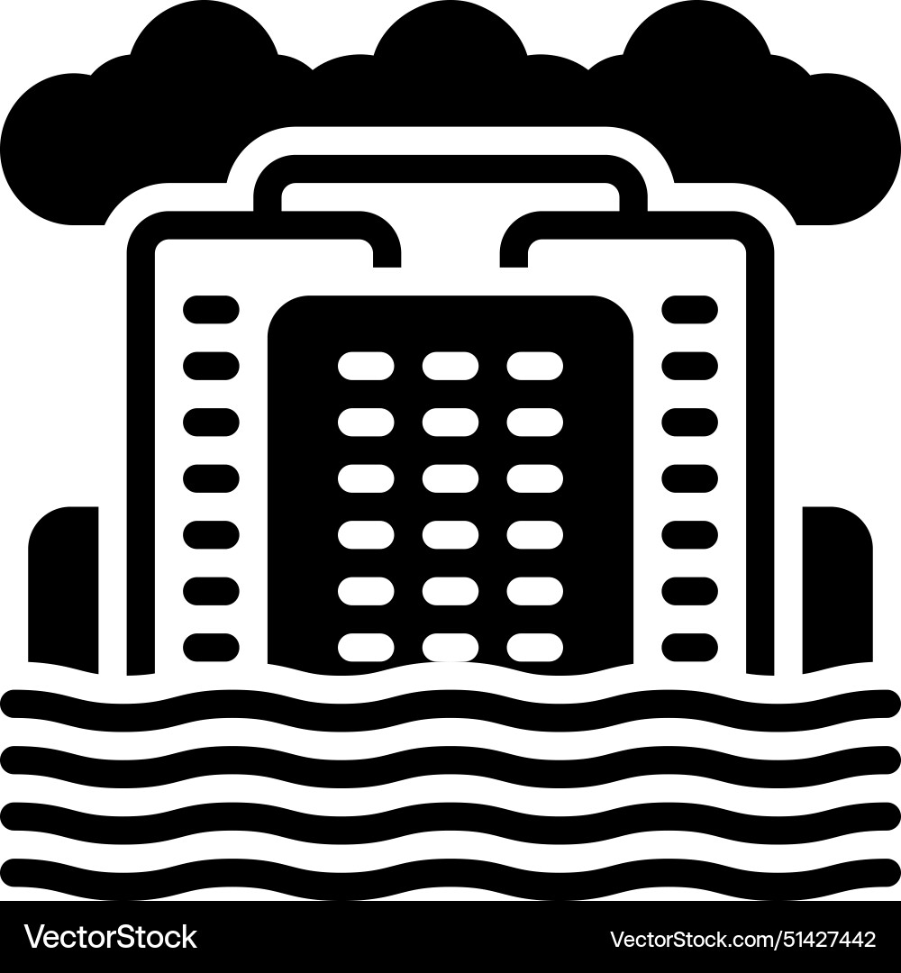 Sea level rise Royalty Free Vector Image - VectorStock