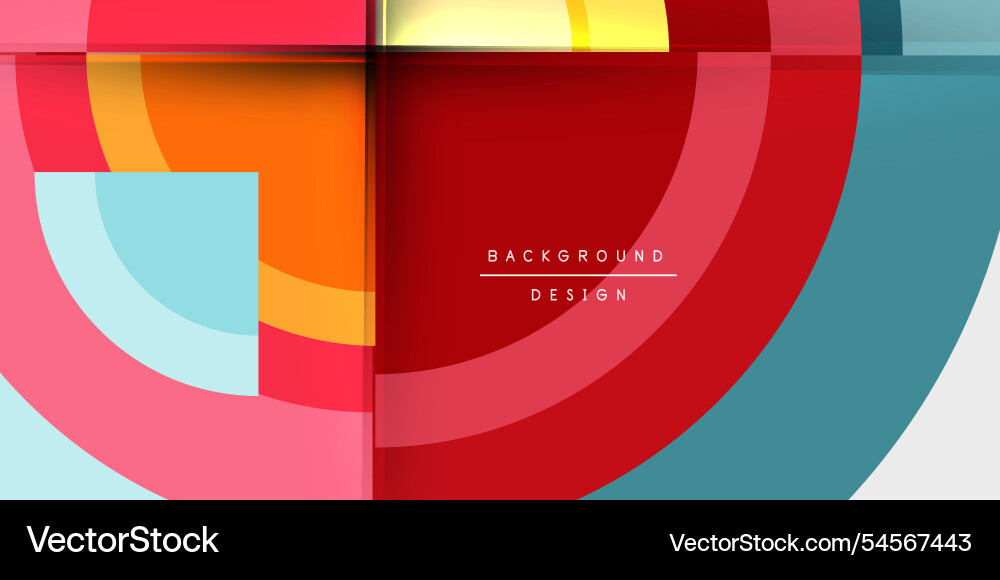 Target circle geometric abstract shapes Royalty Free Vector