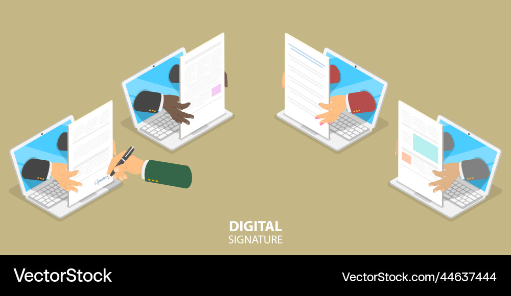 3d isometric flat conceptual Royalty Free Vector Image