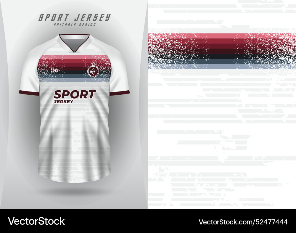 Sporty Jersey Pattern Royalty Free Vector Image