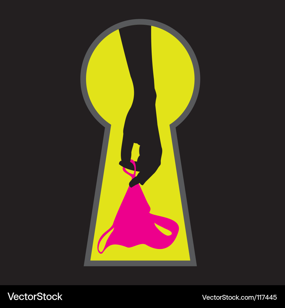 Keyhole Royalty Free Vector Image - VectorStock