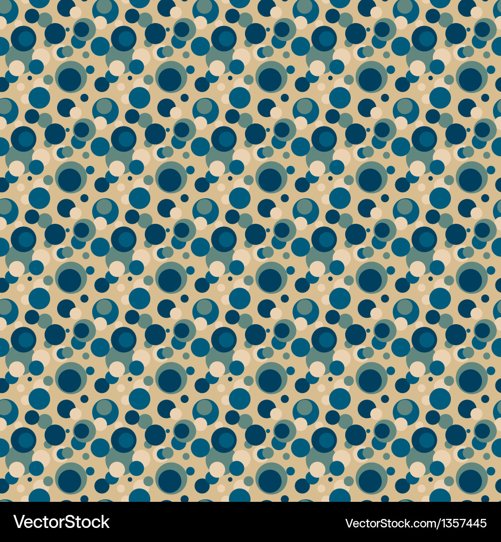 Retro Polka Dot Pattern Royalty Free Vector Image