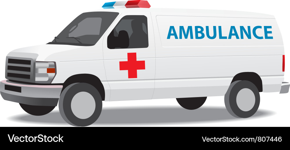 Ambulance Vehicle Royalty Free Vector Image - VectorStock
