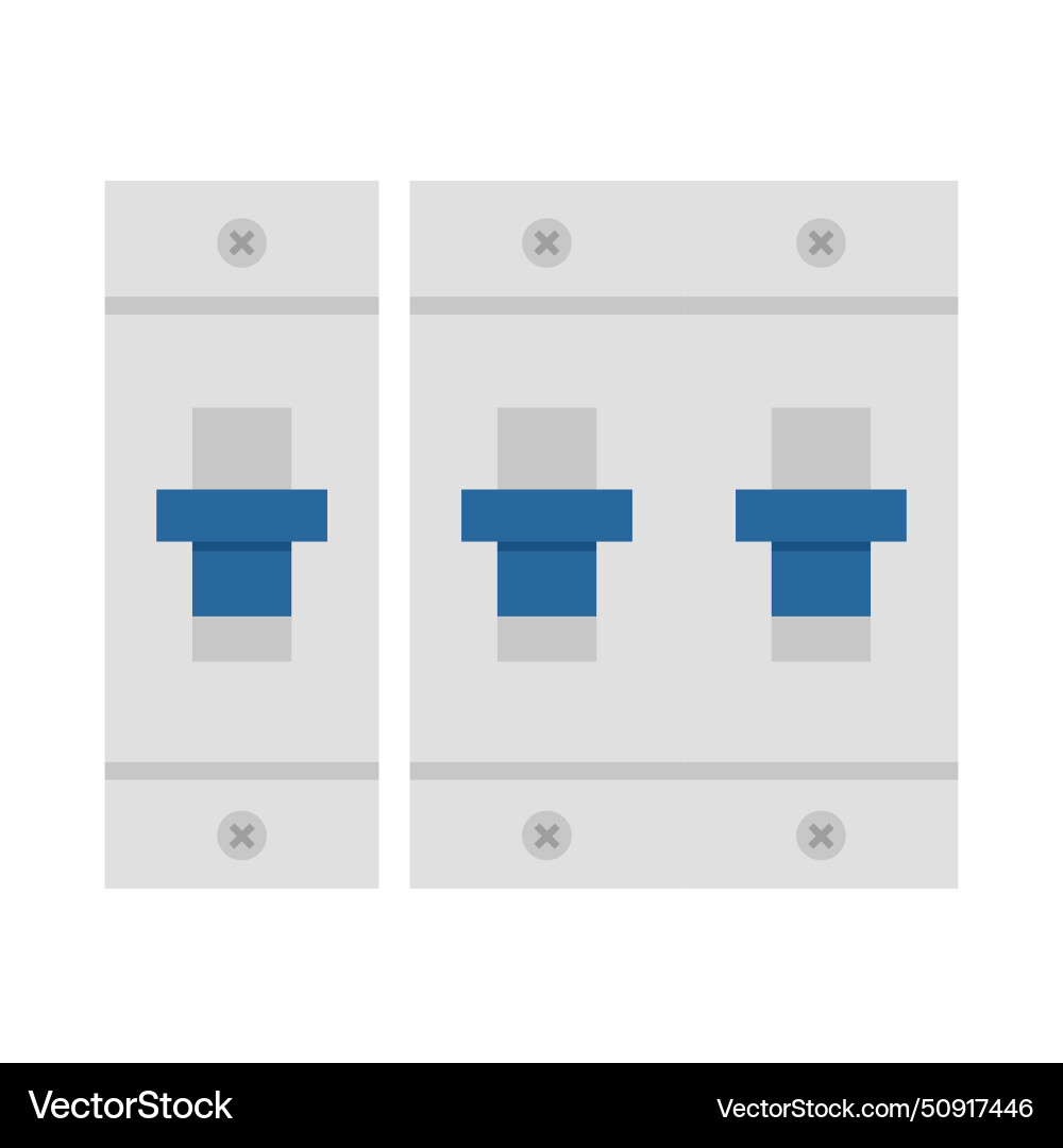 Electricity box switch panel Royalty Free Vector Image