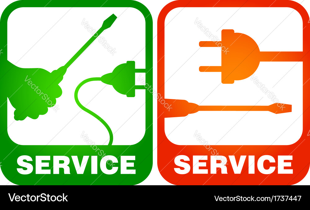 Electrical repairs Royalty Free Vector Image - VectorStock
