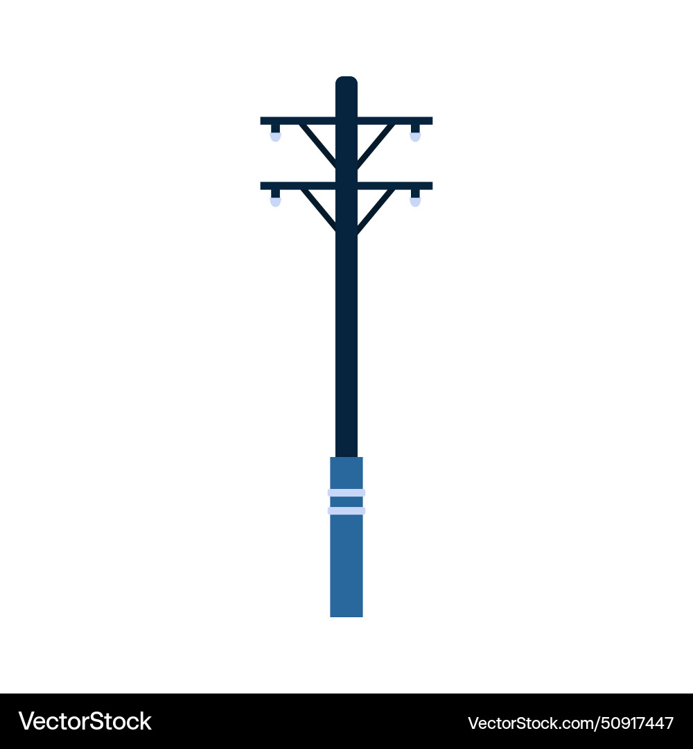 Electricity high voltage poles Royalty Free Vector Image