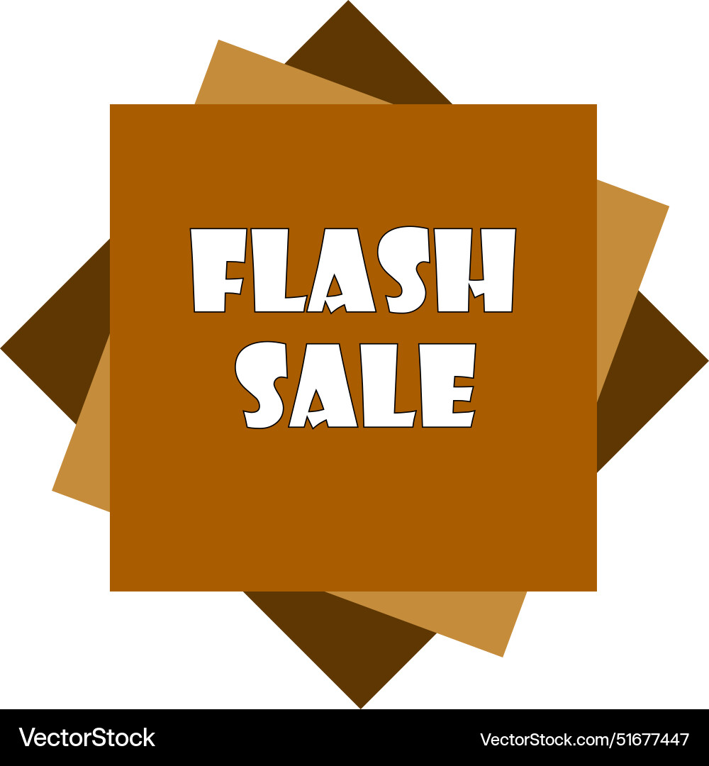 Flash sale graphic Royalty Free Vector Image - VectorStock