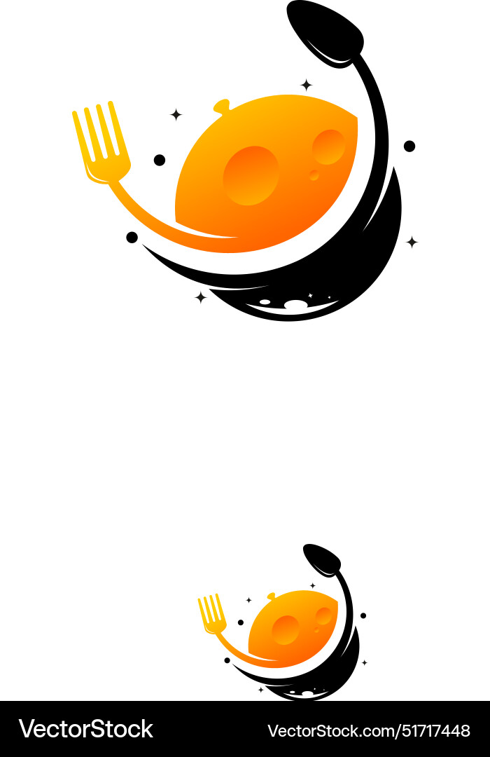 Food logo icon design Royalty Free Vector Image