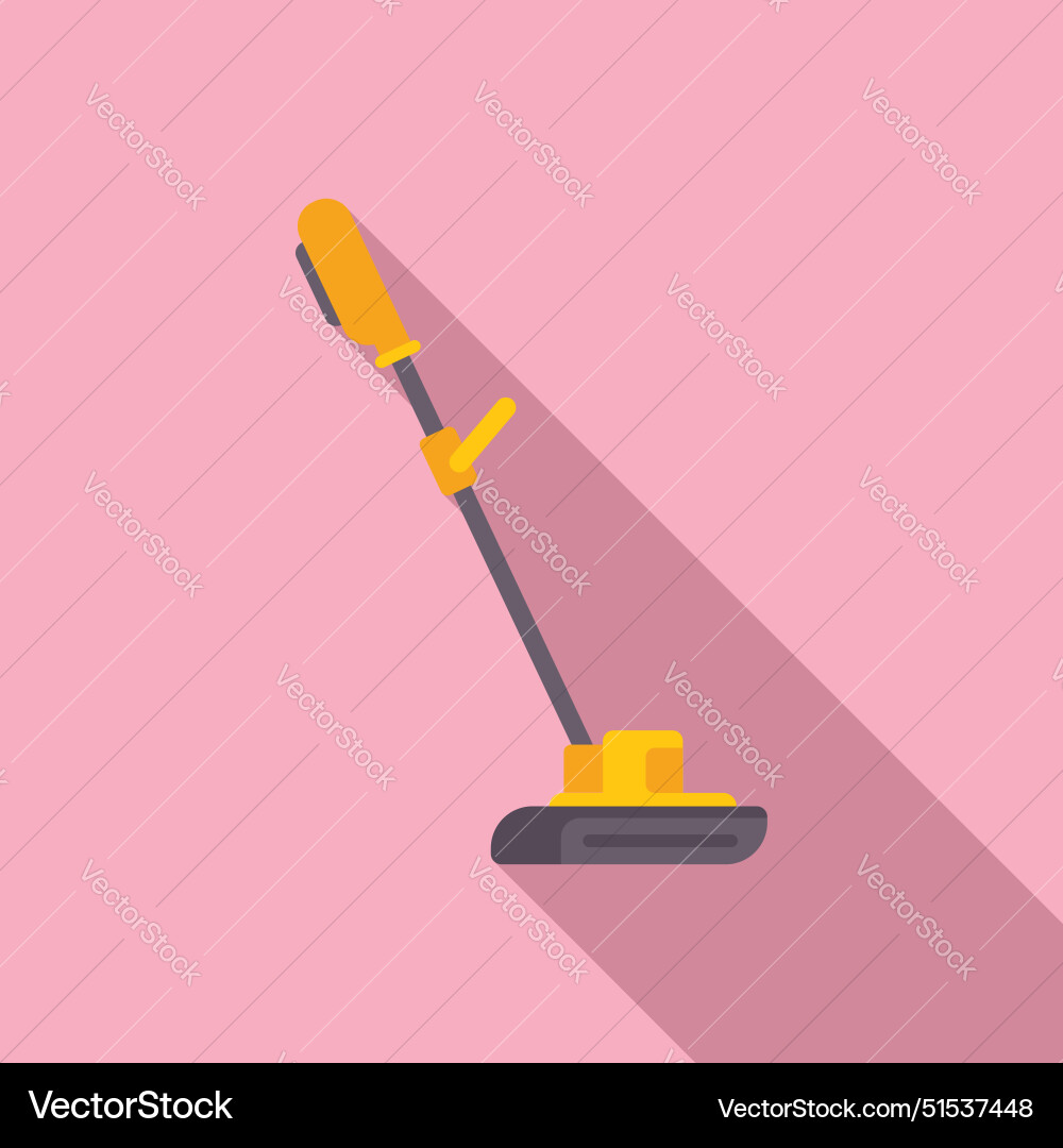 Modern yellow vacuum cleaner Royalty Free Vector Image