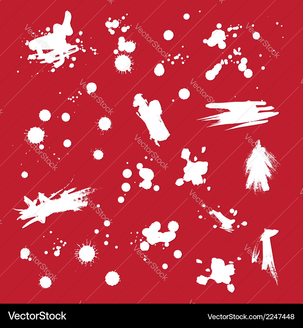 Spots set Royalty Free Vector Image - VectorStock