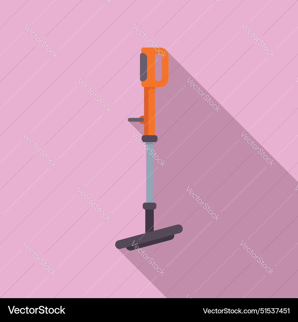 Flat design of a modern stick vacuum Royalty Free Vector