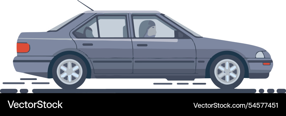 High-quality car with modern v Royalty Free Vector Image