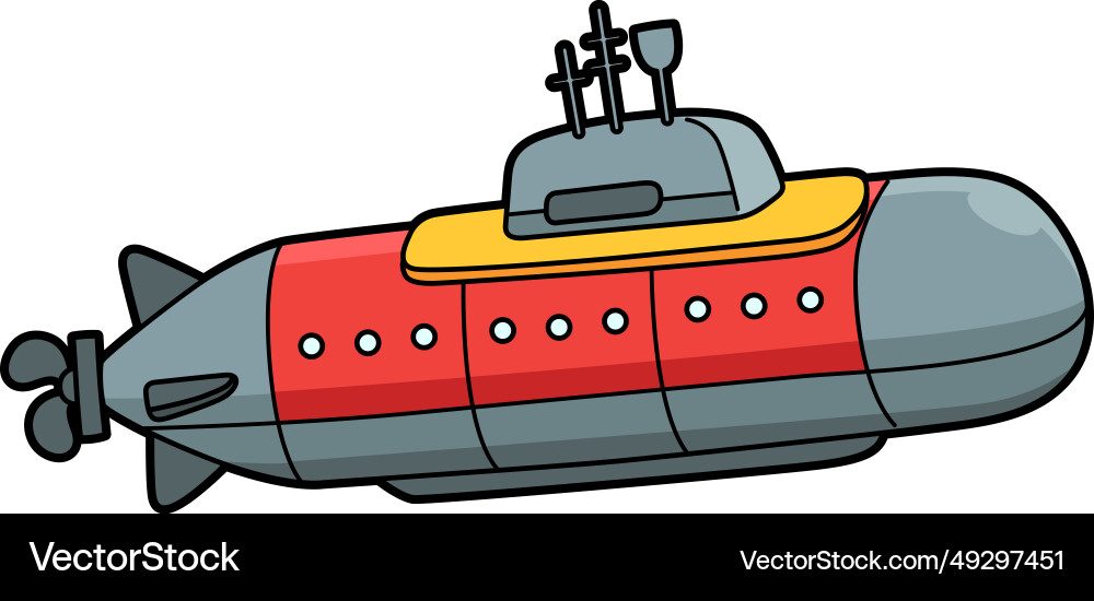 Cartoon Submarine Clip Art